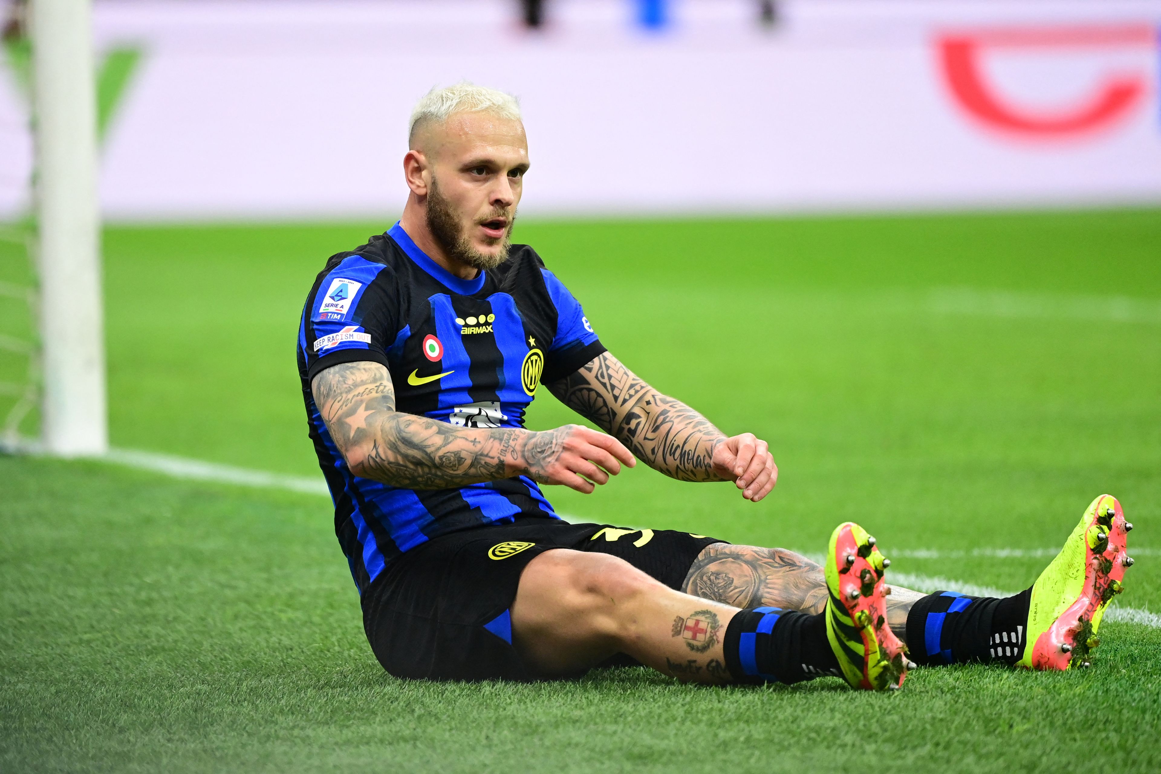 Inter Milan wingback Federico Dimarco not training with squad